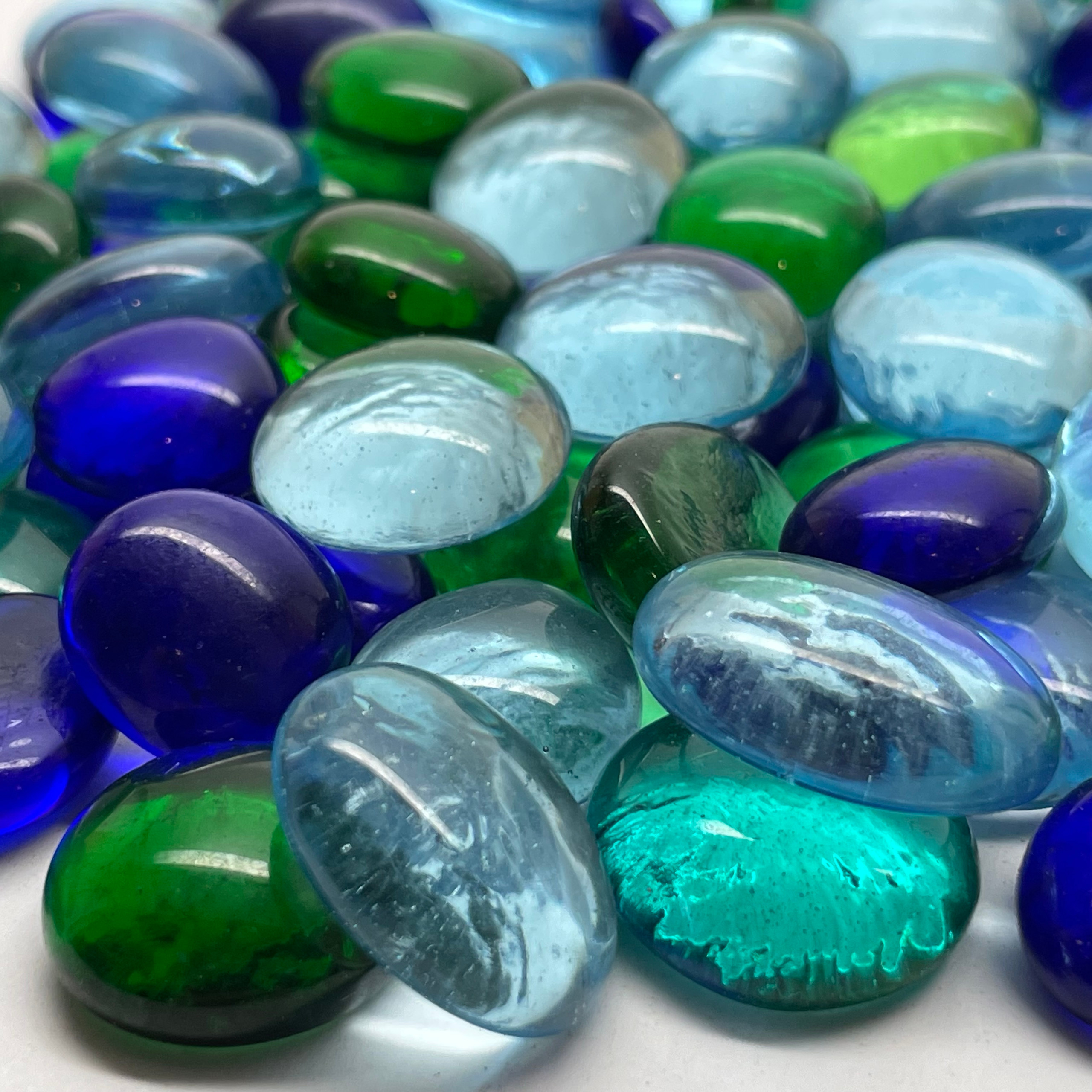 Mosaic Accent Pieces - Glass Gems & Nuggets - Mosaic Tile Mania
