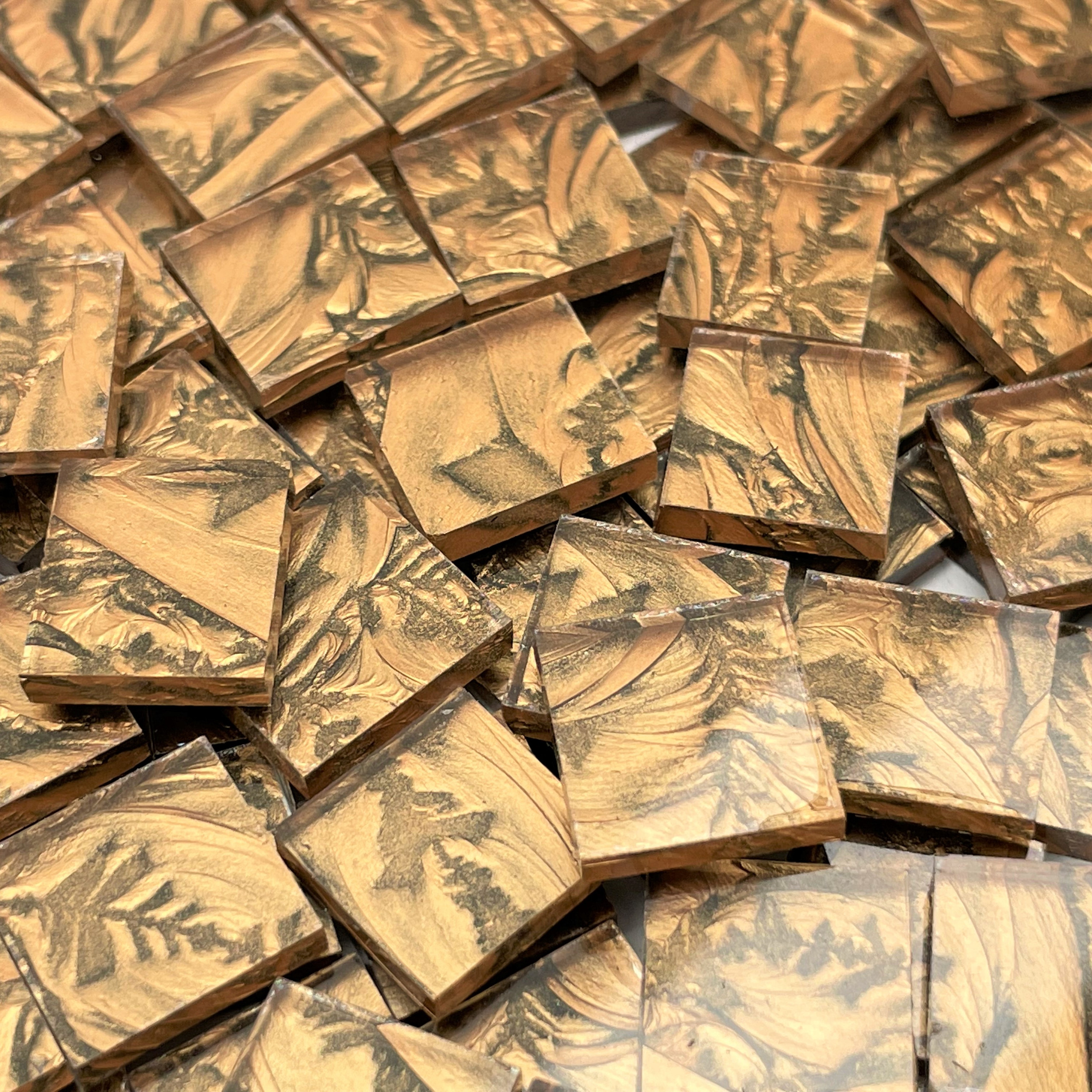 Van Gogh Mix Stained Glass Mosaic Tiles - Mosaic Tile Mania