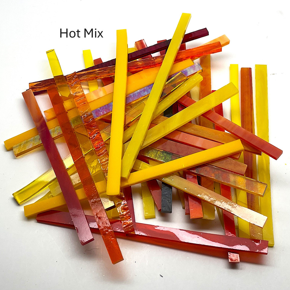 Mosaic Tile Stained Glass Strips