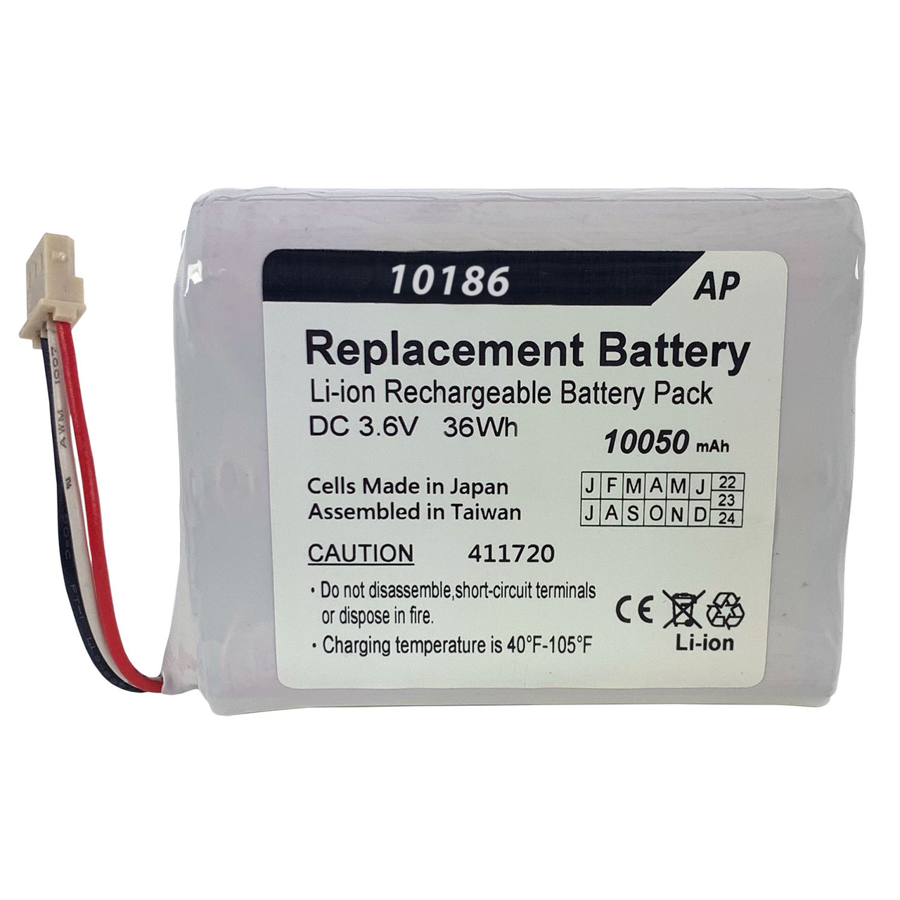Replacement Battery for ADT Command Security Panel: ADT5AIO-1, (-2, -3 ...