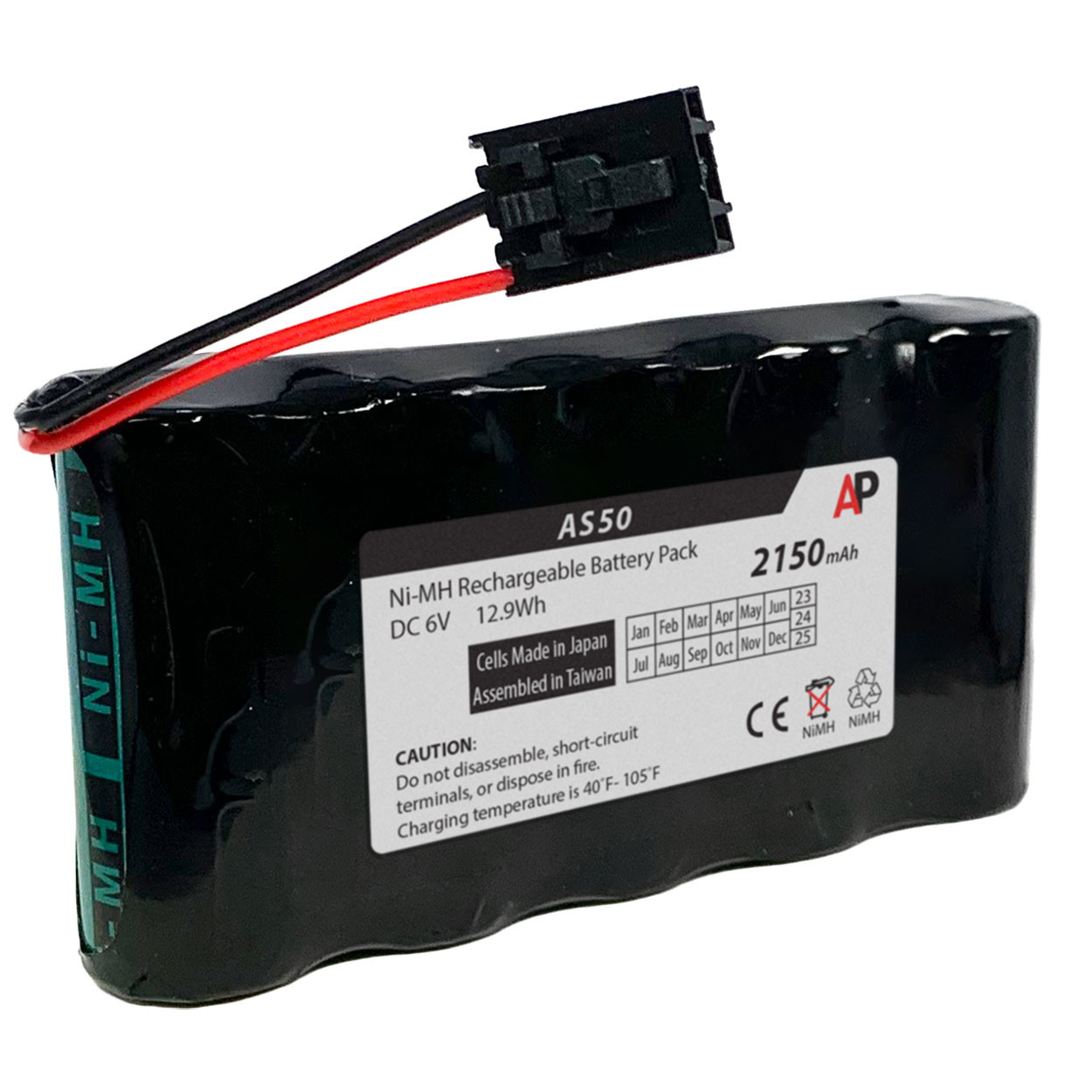 Replacement Battery for Baxter AS40, AS50, and AS60 series Infusion ...