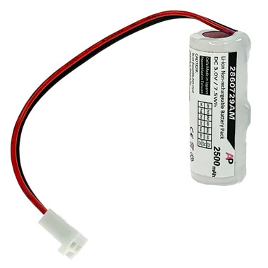 Memory Backup Battery for Alaris MedSystem III - 2860, 2863, 2865, 2866 ...