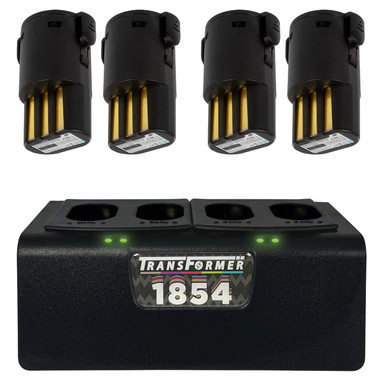 Quad Charger WITH 4 Replacement Batteries for Wahl Arco & Arco SE Pet ...