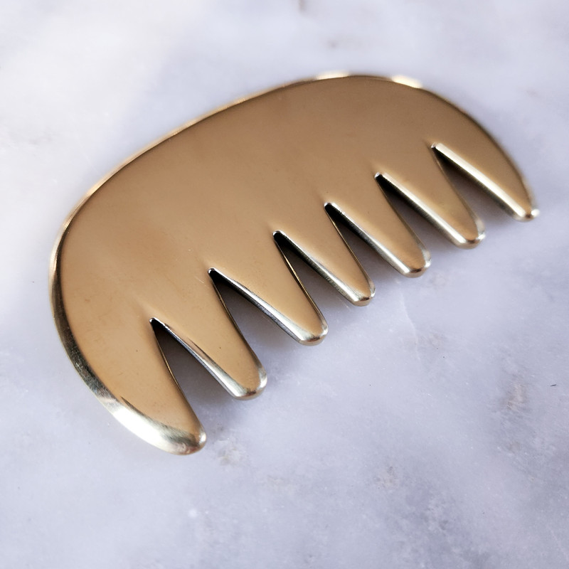 Copper Longevity Gua Sha Comb for Scalp