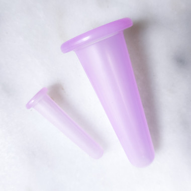 Facial Cupping Set 4 piece glass cups