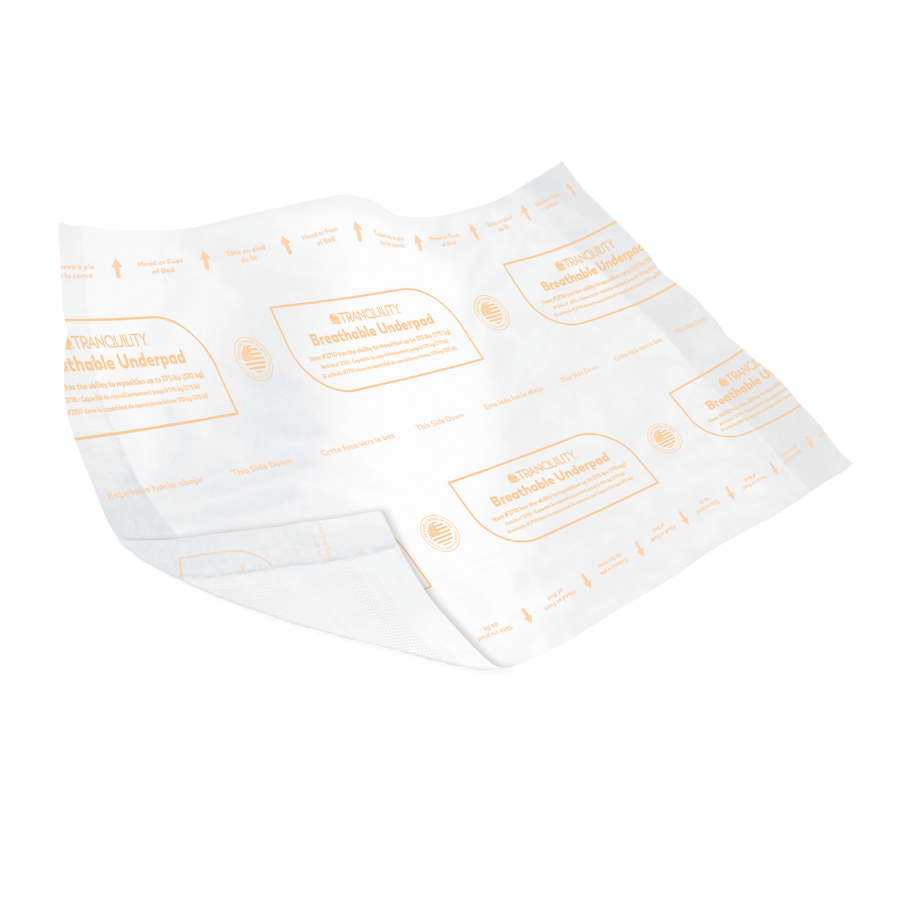 Tranquility AIR-Plus Breathable Underpad (Breathable Backsheet) | 2710