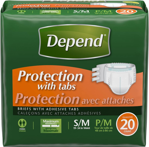 Depend Protection with Tabs - Comfort Plus