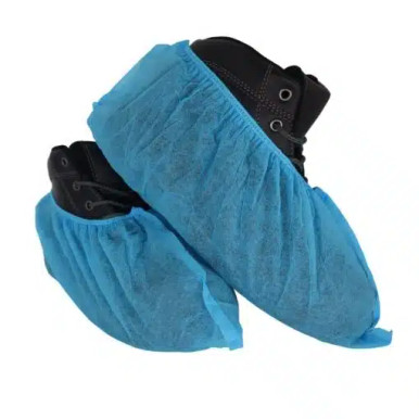 Plastic Overshoes (P.E.) Blue 100pcs x 20 packets - Kgabo Merch