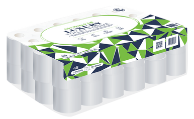 Luxury Double Ply Toilet Tissue (Virgin) 48s - 350 Sheets