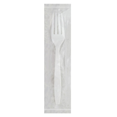 Individually Wrapped White Forks