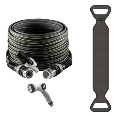 FITT Force Plus: Garden Hose with Fittings and Multijet Pistol