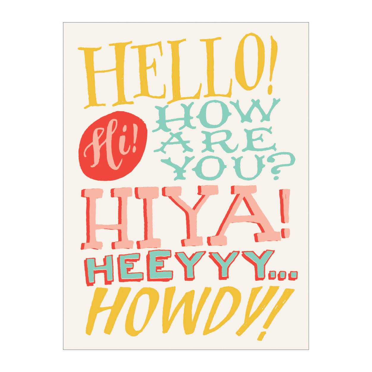 Hello! Hi! Hiya! Heeyy! Howdy! - FAB Accessories Inc.