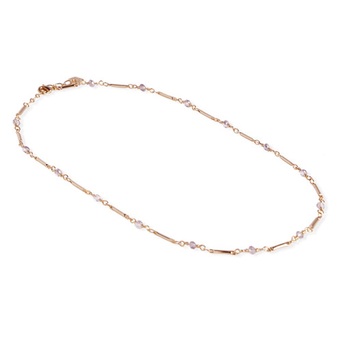 Emily Necklace in Rose Gold - FAB Accessories Inc.