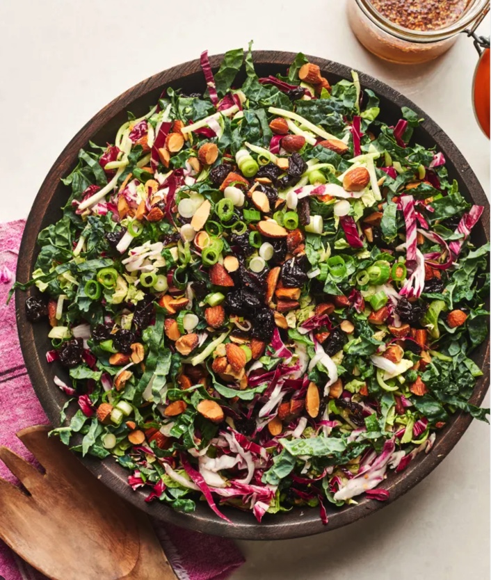 Honey-Mustard Almond and Dried Cherry Slaw - Tart Cherry | Cherry De ...