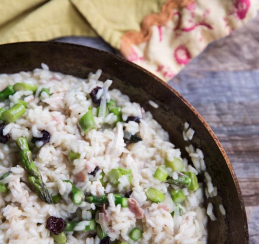 Asparagus and Dried Cherry Risotto - Tart Cherry | Cherry De-Lite ...