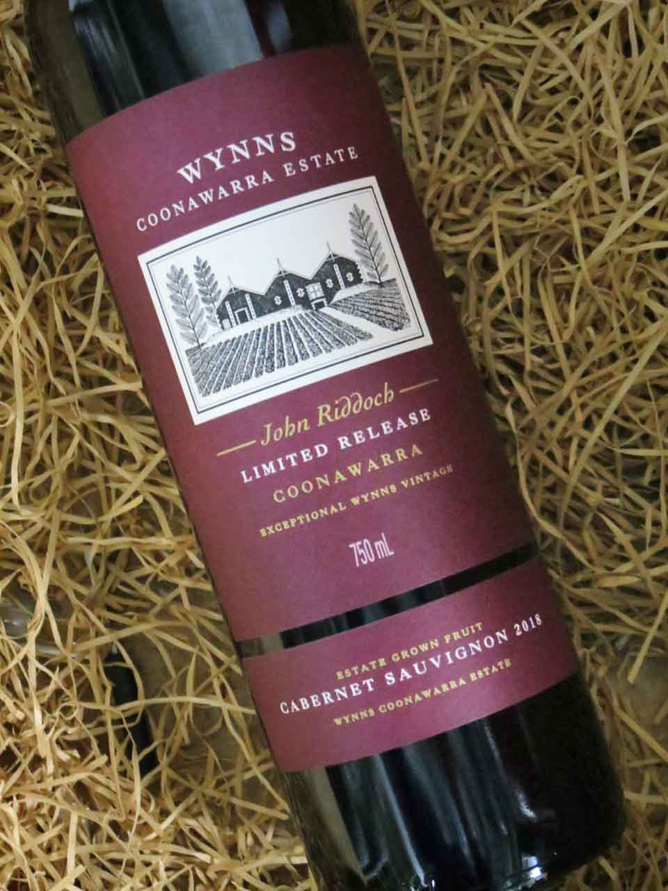 Wynns John Riddoch Cabernet Sauvignon 2018 - Melbourne Wine House