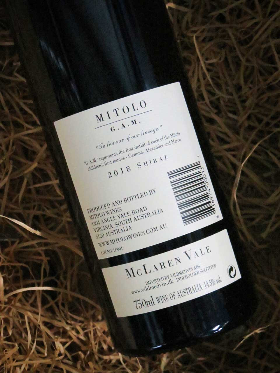 [SOLD-OUT] Mitolo GAM Shiraz 2018 - Melbourne Wine House