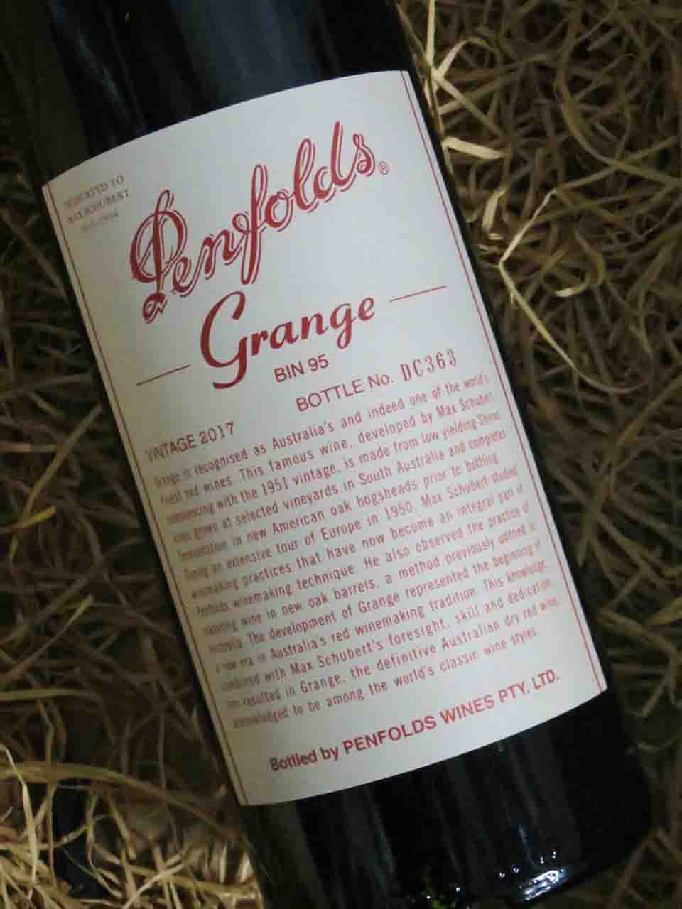 [SOLD-OUT] Penfolds Grange 2017 - Melbourne Wine House