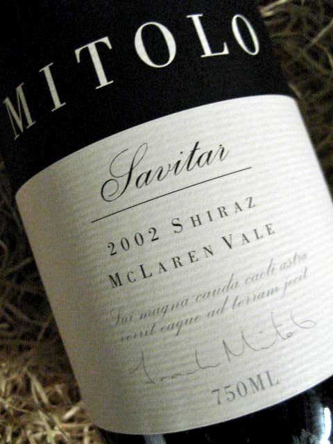 [SOLD-OUT] Mitolo Savitar Shiraz 2002 - Melbourne Wine House