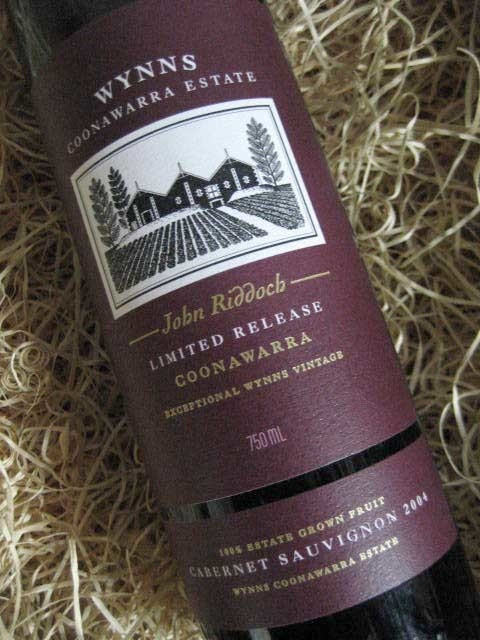 [SOLD-OUT] Wynns John Riddoch Cabernet Sauvignon 2004 - Melbourne Wine ...