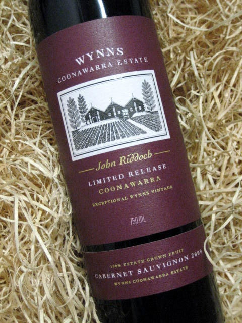 Wynns John Riddoch | Melbourne Wine House | Buy Online