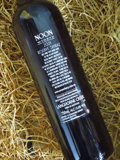 [SOLD-OUT] Noon Winery Reserve Shiraz 2021 - Melbourne Wine House