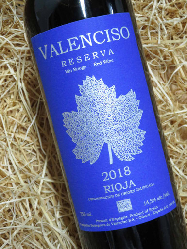 Valenciso Rioja Reserva 2018 - Melbourne Wine House