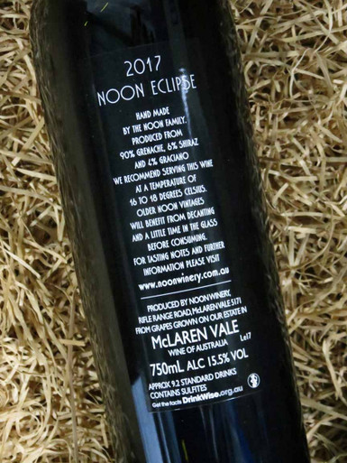 [SOLD-OUT] Noon Winery Eclipse Grenache Shiraz 2017 - Melbourne Wine House
