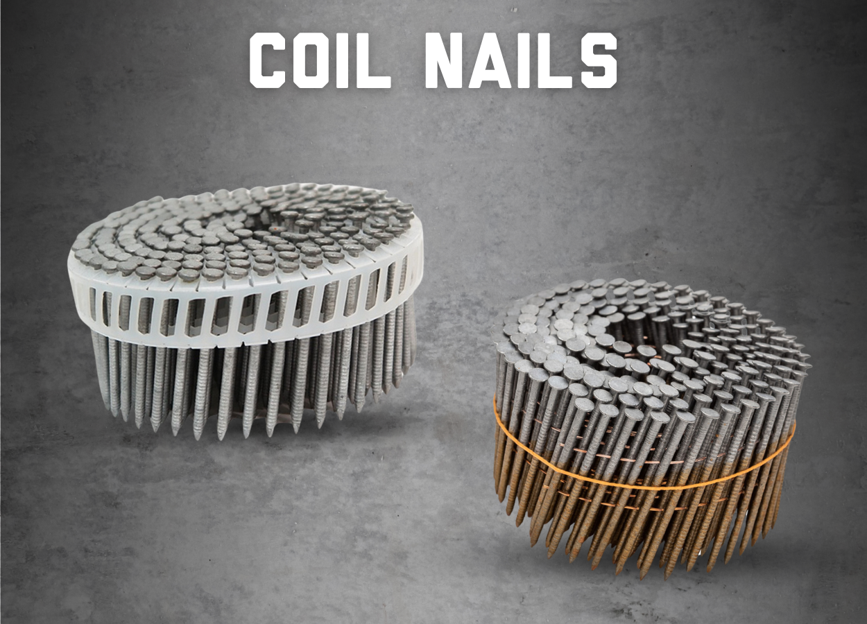 Fasteners - Nails & Staples - Coil Nails - Tradie Republic