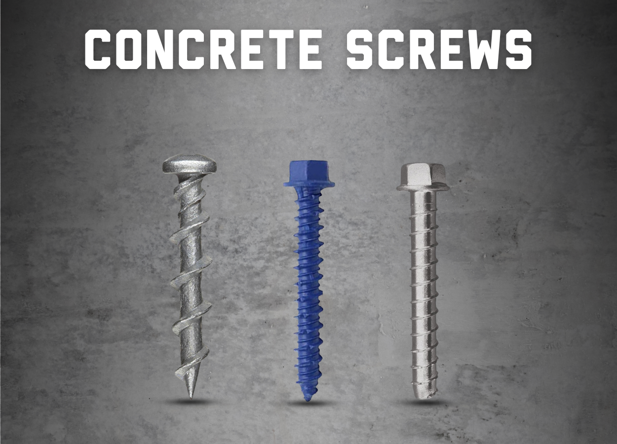 Fasteners - Concrete Fasteners & Anchors - Concrete Screws - Tradie Republic