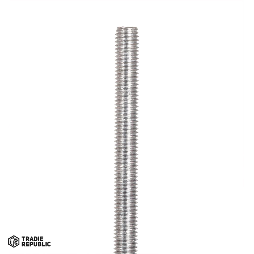 Zinc Plated Threaded Rod 2M - Tradie Republic