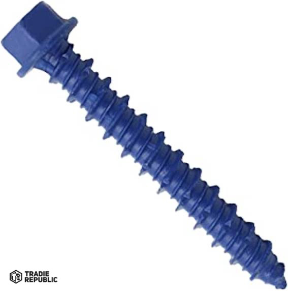 Blue Hex Concrete Screw - Tradie Republic