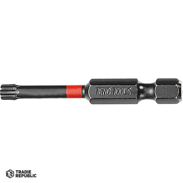 Teng 1pc 1/4in TX10 Impact Screwdriver Bit 50mm - Tradie Republic