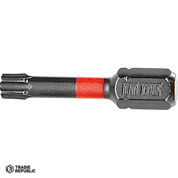 Teng 5pc 1/4in TX10 Impact Screwdriver Bit 30mm - Tradie Republic