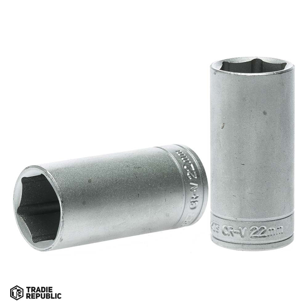 Teng 3/8in Dr. Deep Socket 22mm - Tradie Republic
