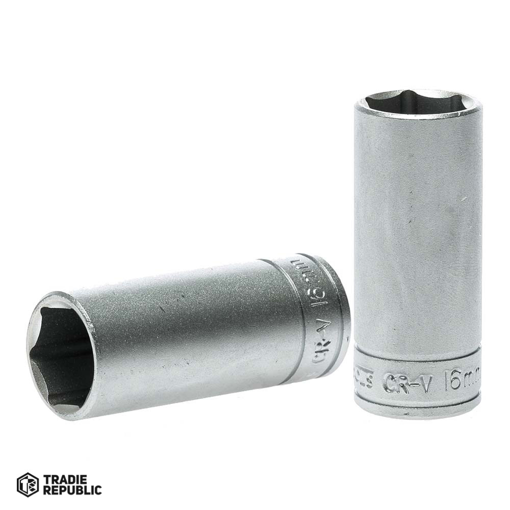 Teng 3/8in Dr. Deep Socket 16mm - Tradie Republic