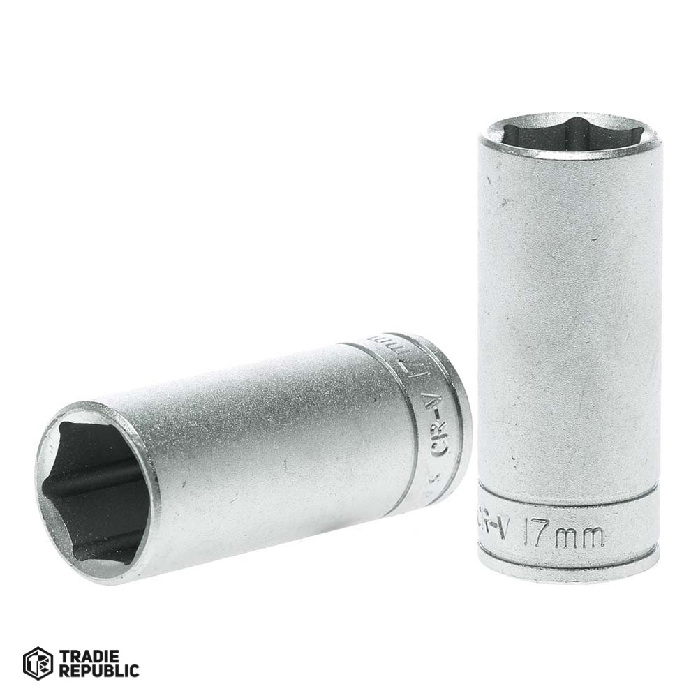 Teng 3/8in Dr. Deep Socket 17mm - Tradie Republic