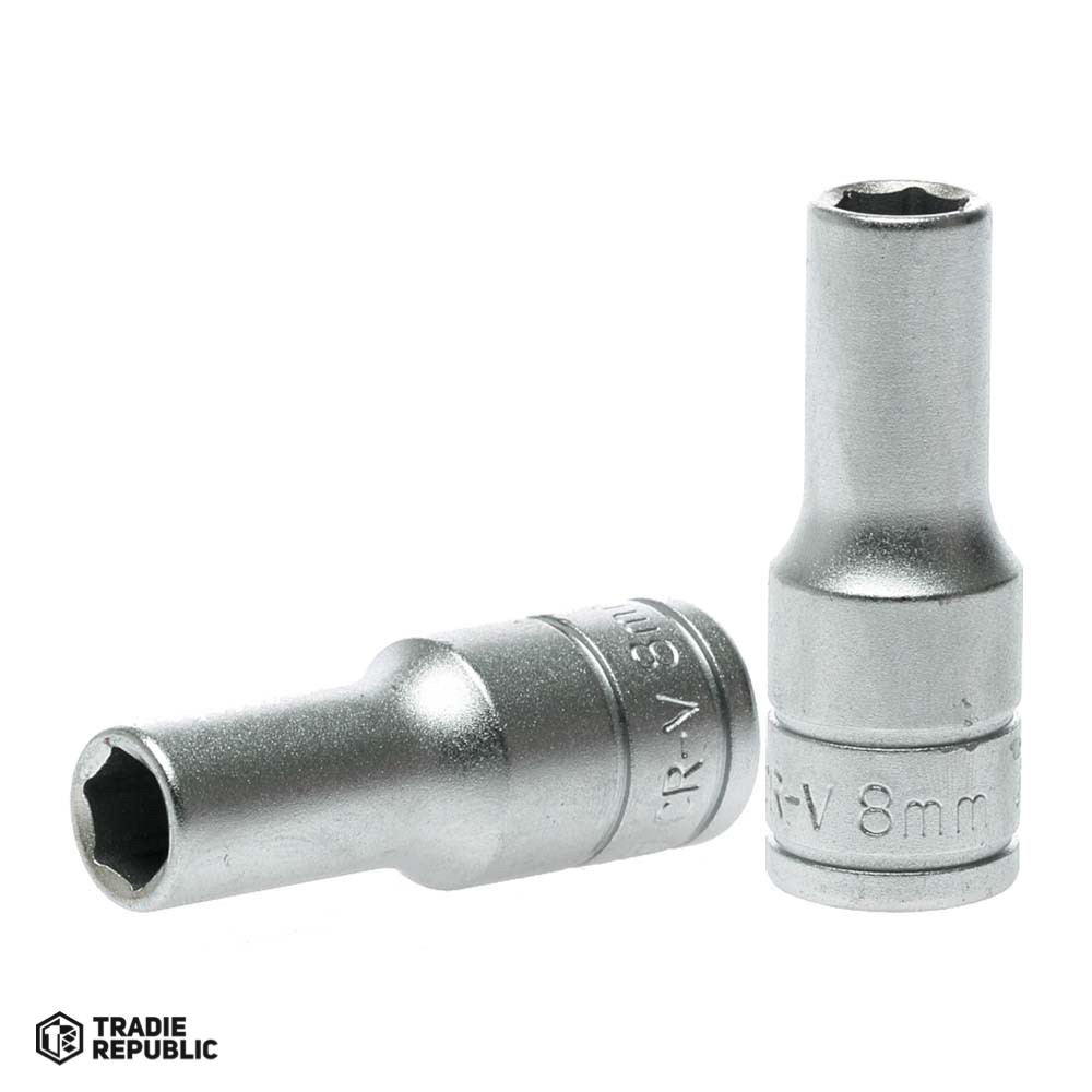 Teng 3/8in Dr. Deep Socket 8mm - Tradie Republic
