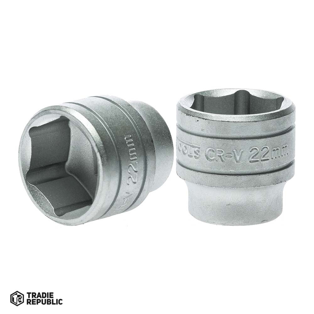 Teng 3/8in Dr. Socket 22mm - Tradie Republic