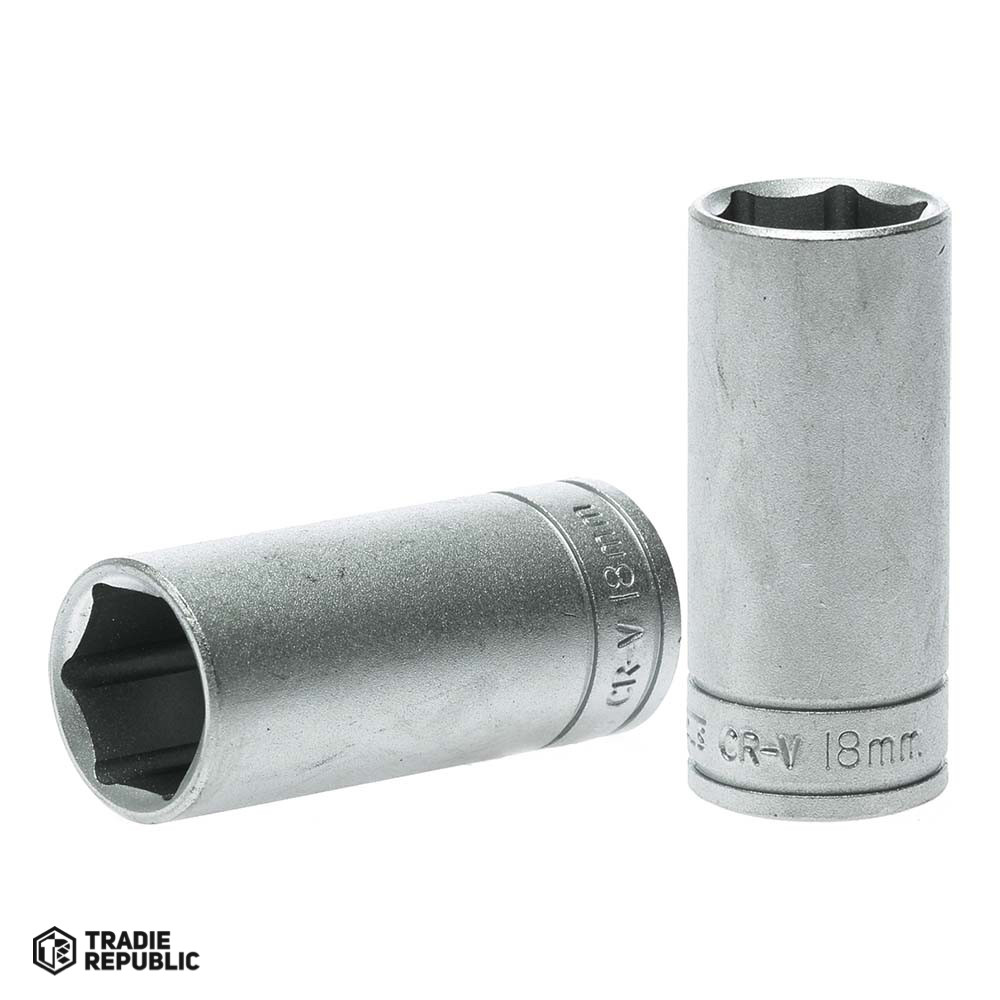 Teng 3/8in Dr. Deep Socket 18mm - Tradie Republic