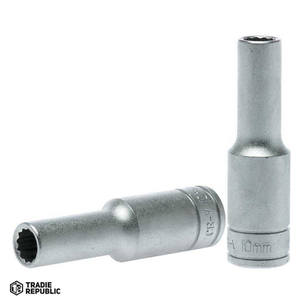 Teng 1/2in Dr. Deep Socket 10mm 12Pnt - Tradie Republic