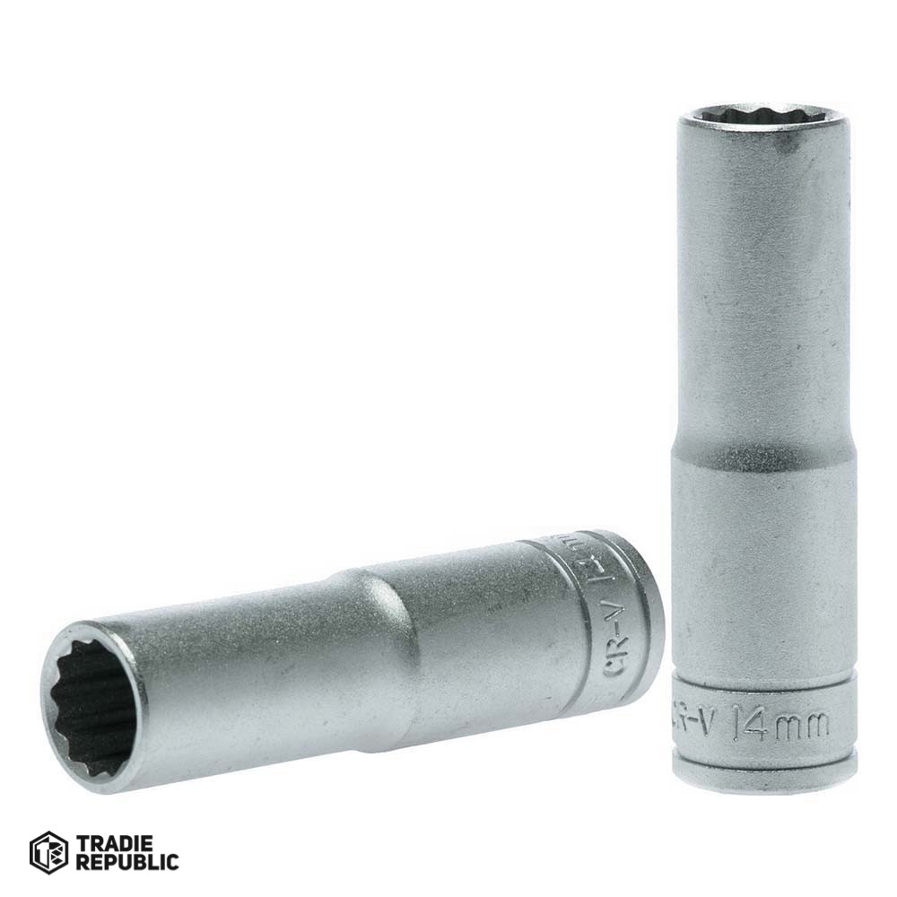 Teng 1/2in Dr. Deep Socket 14mm 12Pnt - Tradie Republic