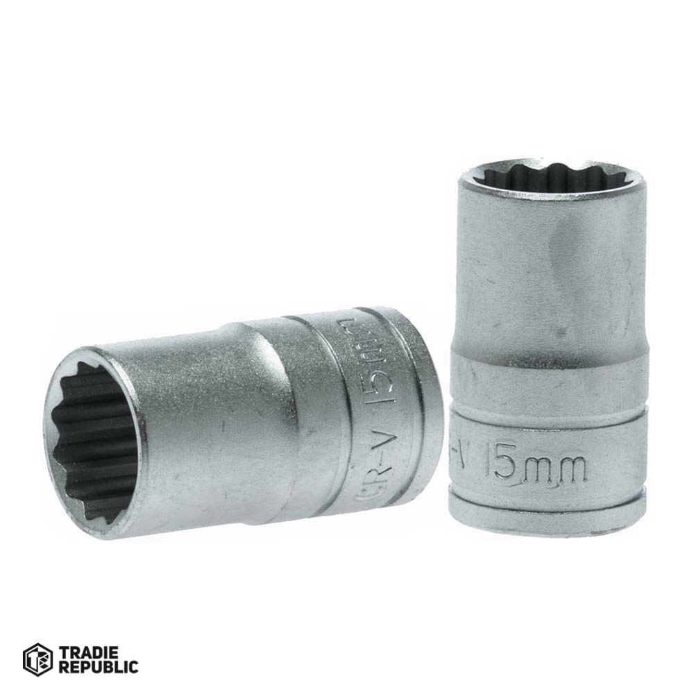 Teng 1/2in Dr. Socket 15mm 12Pnt - Tradie Republic