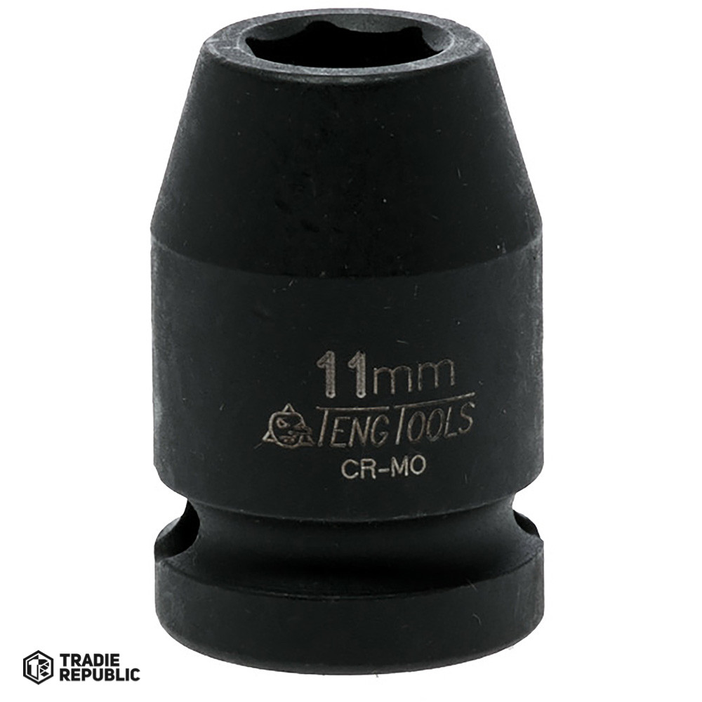 Teng 1/2in Dr. Impact Socket 11mm DIN - Tradie Republic