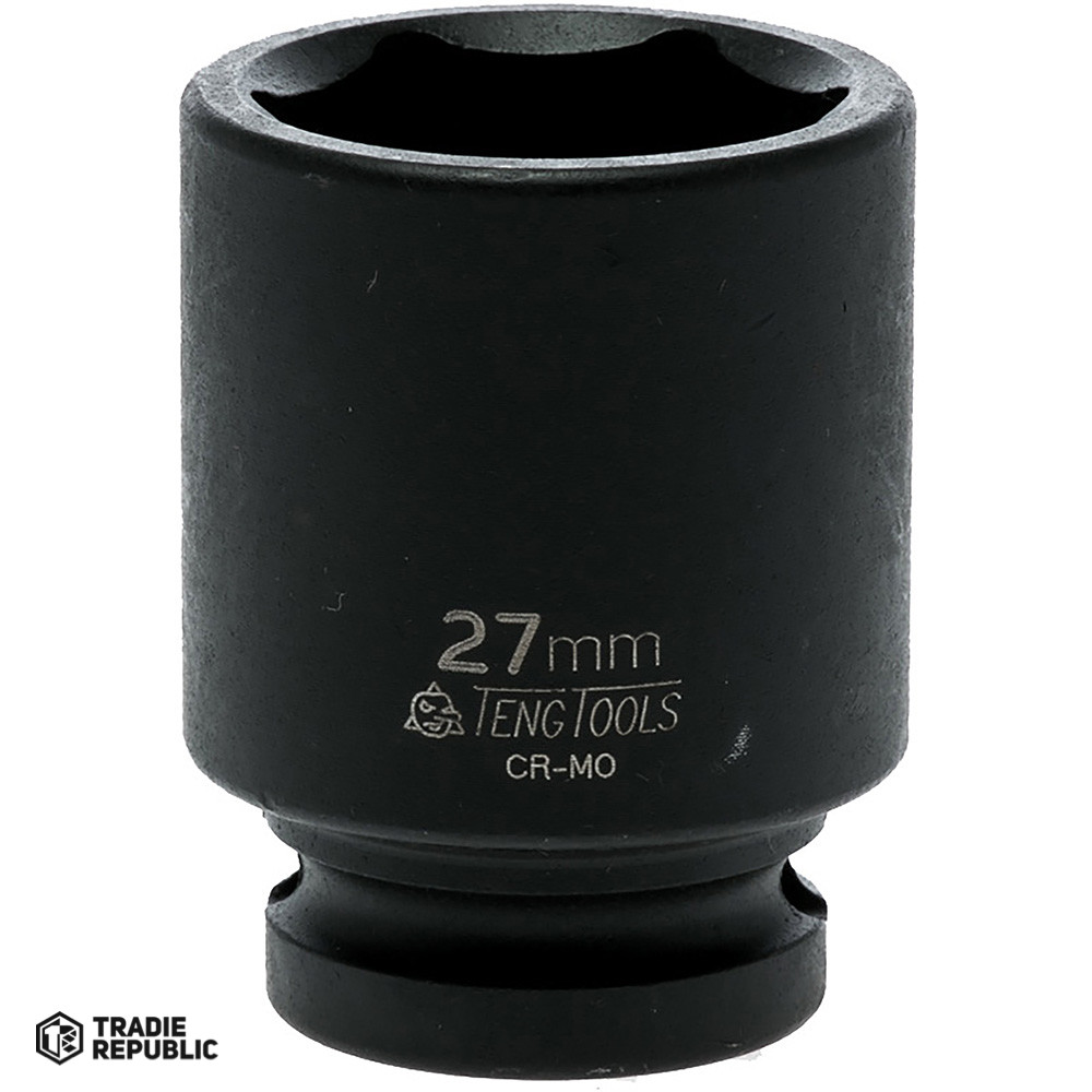 Teng 1/2in Dr. Impact Socket 27mm DIN - Tradie Republic