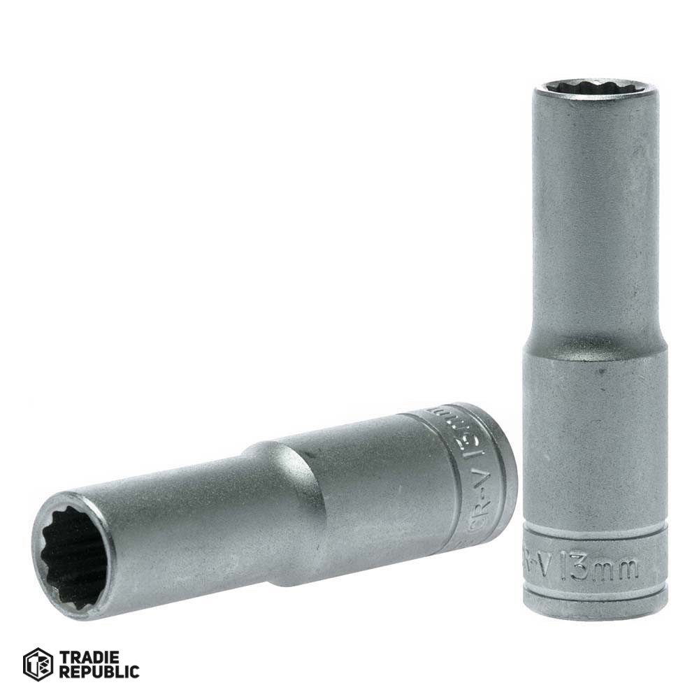 Teng 1/2in Dr. Deep Socket 13mm 12Pnt - Tradie Republic