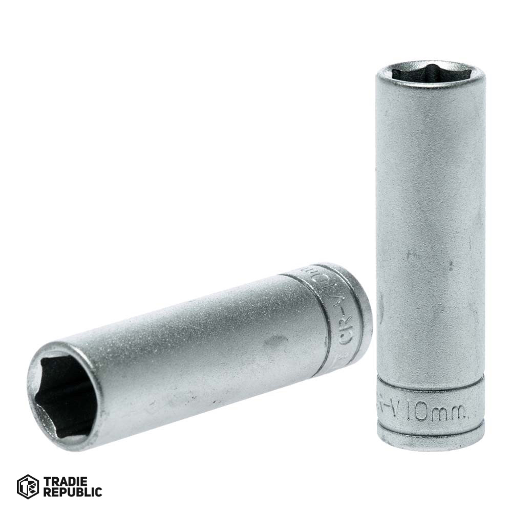 Teng 1/4in Dr. Deep Socket 10mm - Tradie Republic