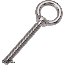 SS 316 Long Threaded Eye Bolt - Tradie Republic