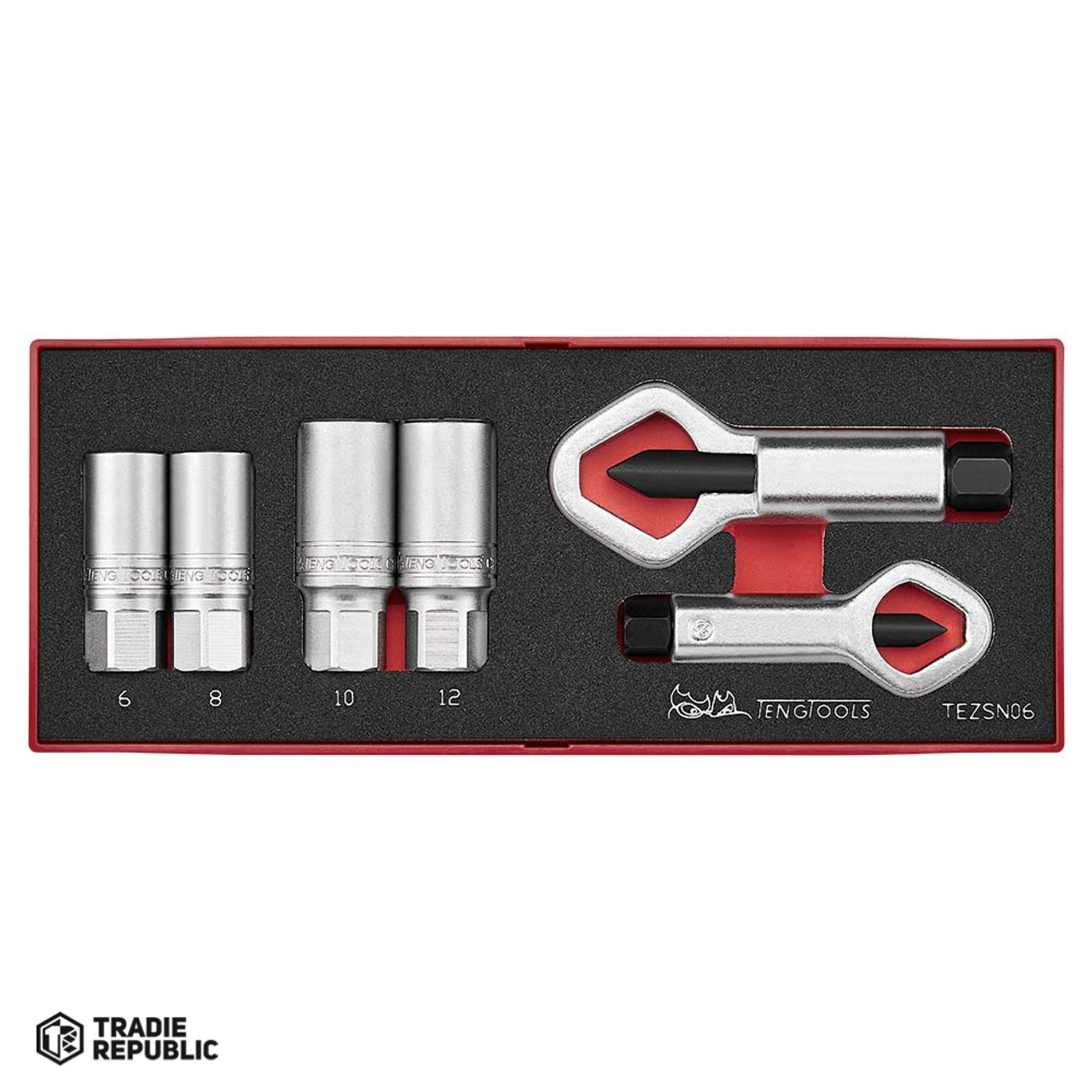 Teng Extractor and Nut Splitter Set 6 Pcs - Tradie Republic