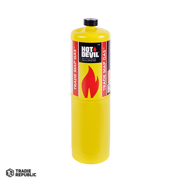 Hot Devil Trade Map Gas Cylinder 400G - Tradie Republic